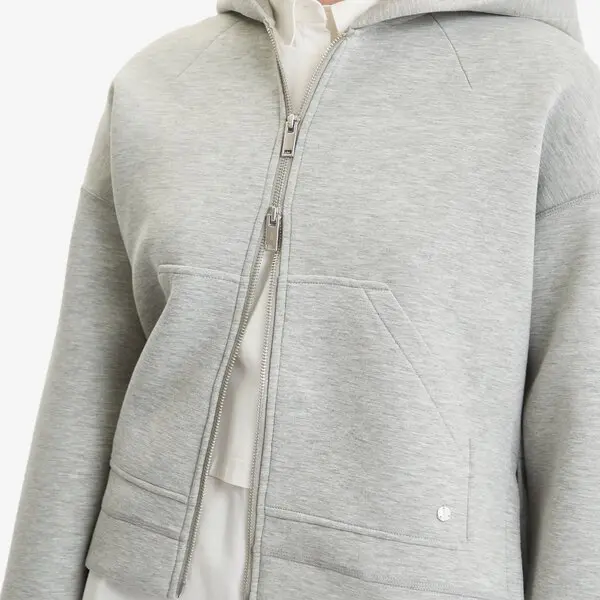 STEL Split Hem Zip Up Hoodie