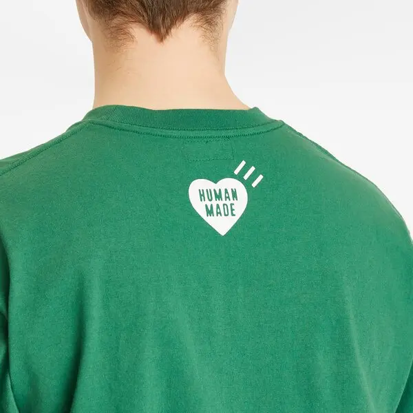 トップス Human Made Fishing Duck T-Shirt Green Human Made Fishing Duck T-Shirt - Green | Editorialist