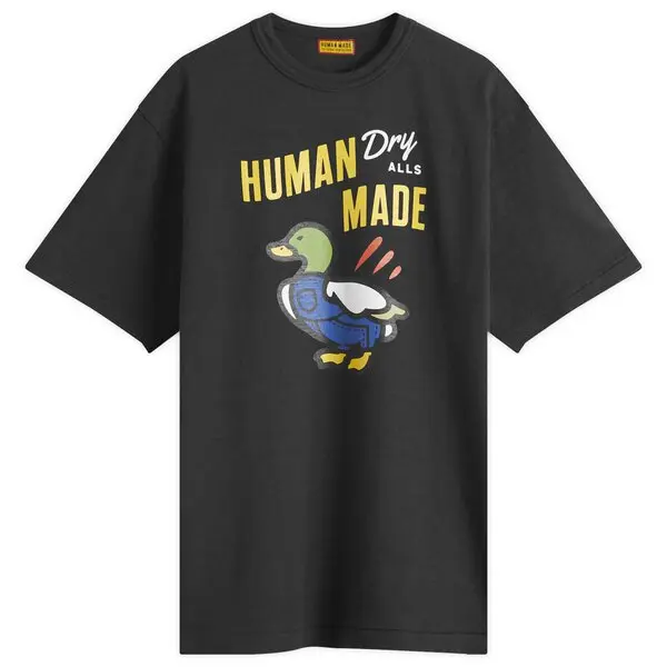 HUMAN MADE Duck Overalls T-shirt - Black