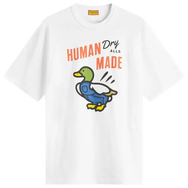 HUMAN MADE Duck Overalls T-shirt - White