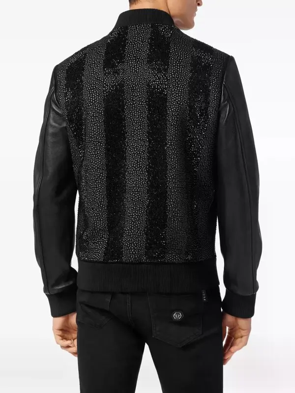 Philipp Plein Embellished Bomber Jacket