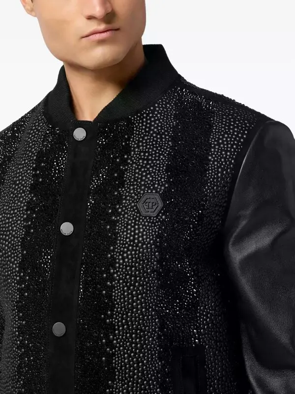 Philipp Plein Embellished Bomber Jacket