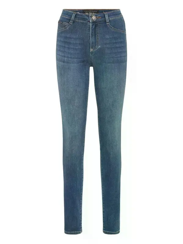 Philipp Plein Stretch-cotton Skinny Jeans