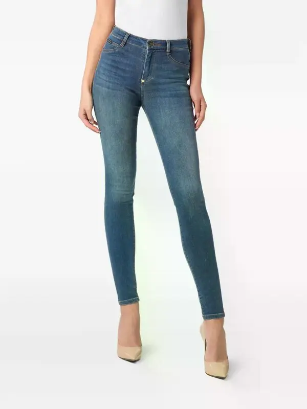 Philipp Plein Stretch-cotton Skinny Jeans