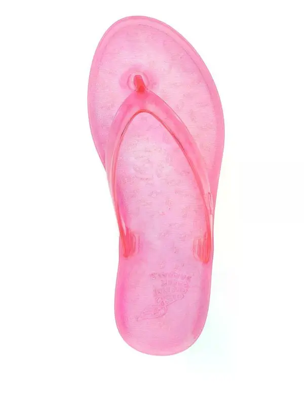 ANCIENT GREEK SANDALS Translucent Flip Flops - Pink