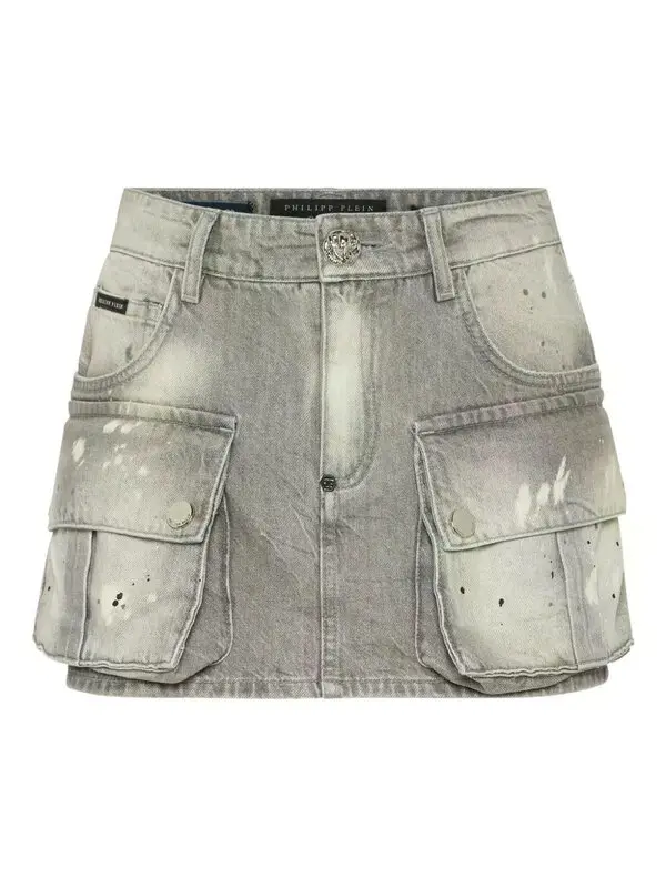 Philipp Plein Cargo Mini Skirt