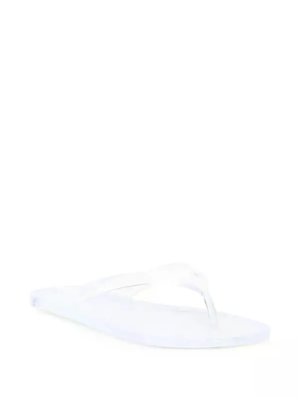 ANCIENT GREEK SANDALS Transparent-design Flip Flops - White