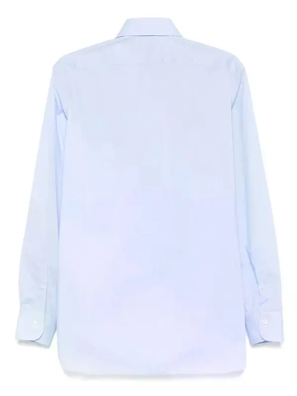 BARBA NAPOLI Cotton Shirt - Blue