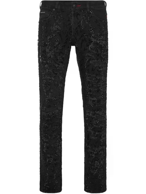 Philipp Plein Rock Star Jeans - Black