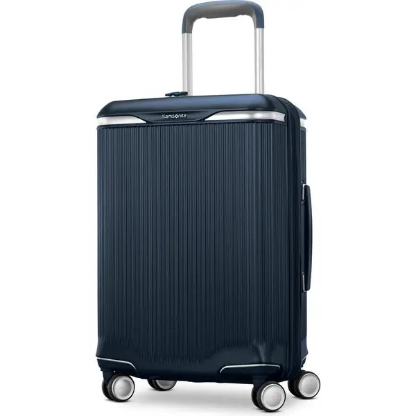 SAMSONITE Silhouette 18 Hardside Expandable 21" Carry On Spinner - Deep Navy