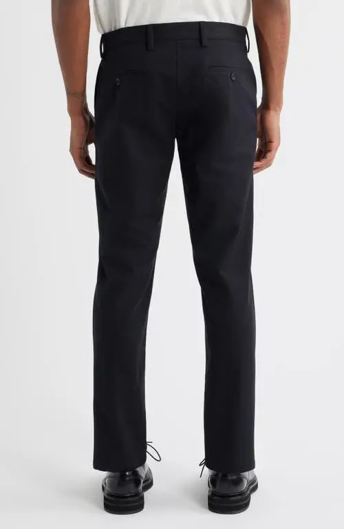 OPEN EDIT Slim Fit Stretch Cotton Chinos - Black