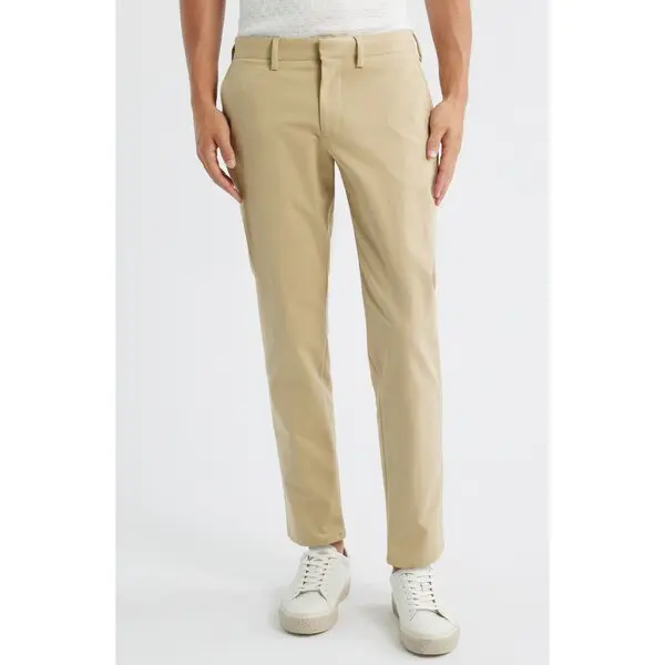 OPEN EDIT Slim Fit Stretch Cotton Chinos - Tan Starfish