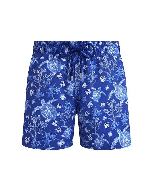 Vilebrequin Turtles Stretch 4.5" Swim Trunks - Marrakech