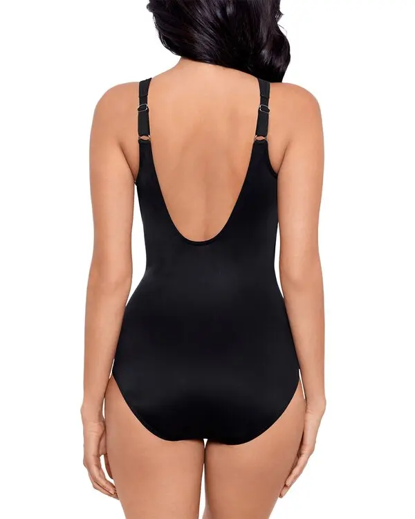 Miraclesuit Solid Oceanus One Piece Swimsuit - Black