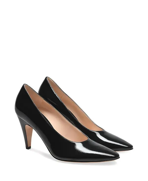 GIANVITO ROSSI Amelia Nappa Leather Pumps - Black