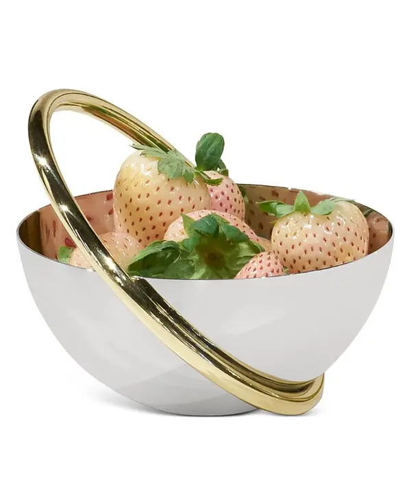 ANNA NEW YORK Ring Nut Bowl - Silver And Gold