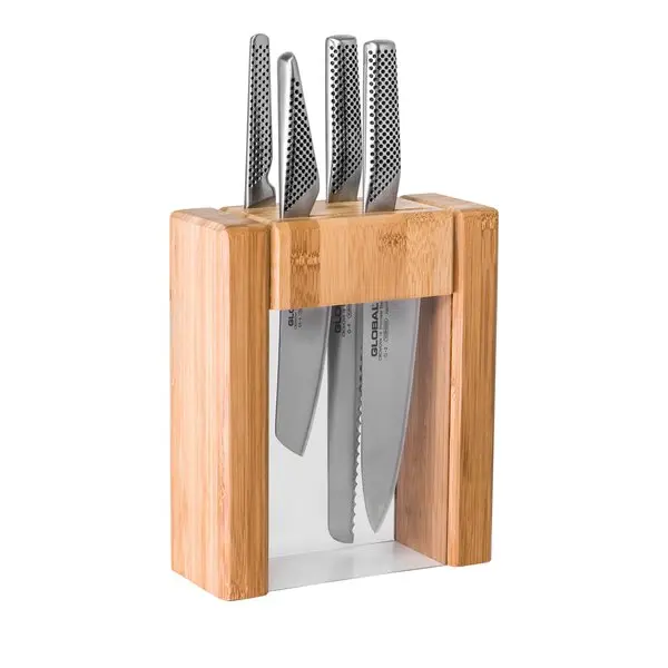 GLOBAL Ikasu 5 Piece Knife Block Set - No Color