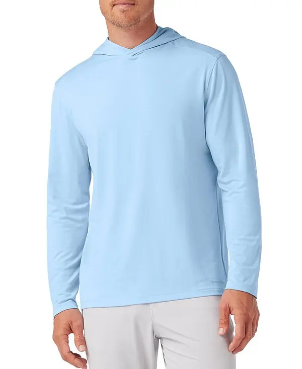 Mizzen+main Knox Long Sleeve Hoodie - Light Blue