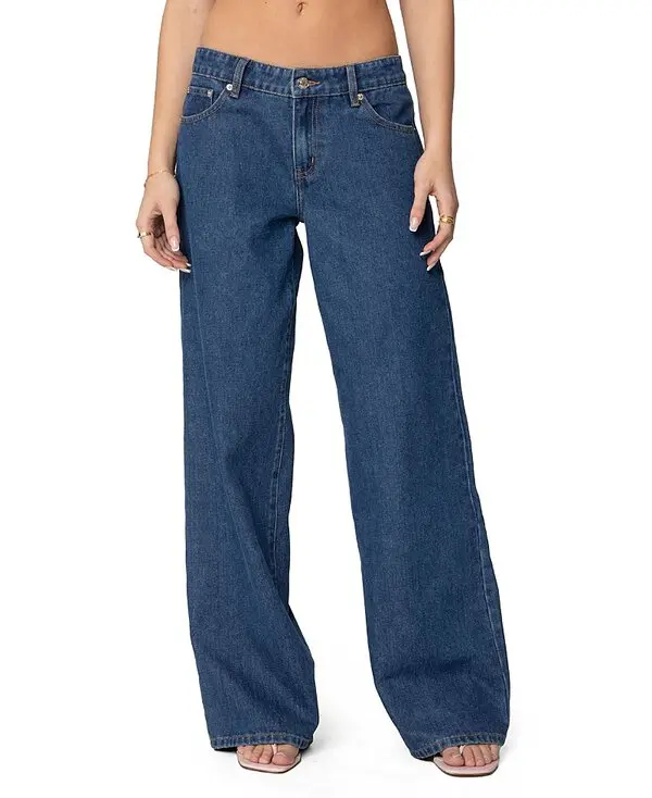 EDIKTED Lacey Pocket Low Rise Jeans