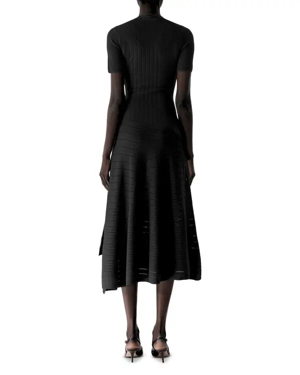 JASON WU Pointelle Knit Short Sleeve Dress