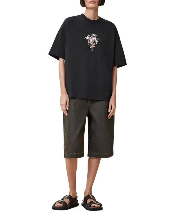 ALLSAINTS Eternal Etta Oversized Tee - Black