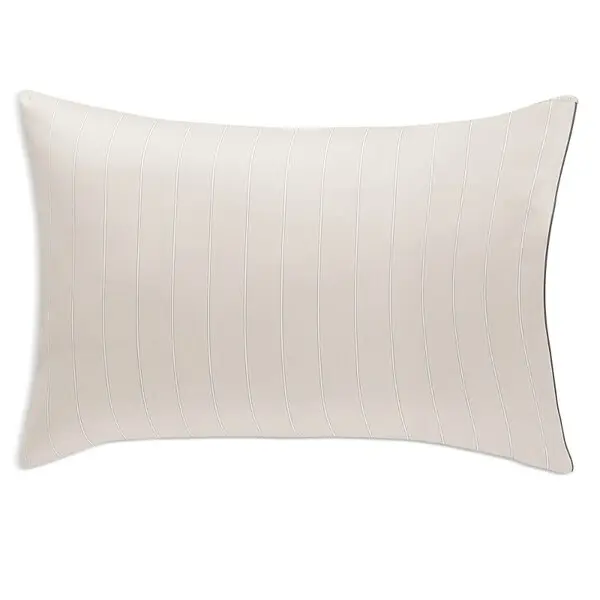 ANNE DE SOLENE Journey Striped Sateen Standard Pillowcase Pair - Sable