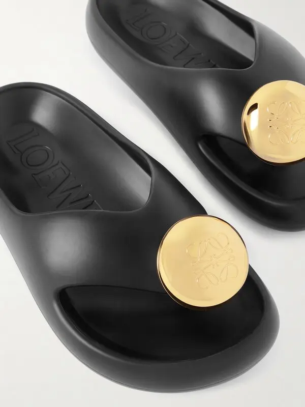 Loewe Paula's Ibiza Bubble Logo Rubber Slides