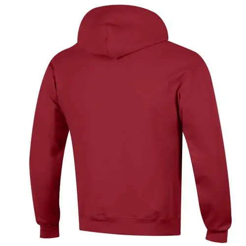 Champion Indiana Hoosiers Arched Logo Fleece Pullover Hoodie - Crimson