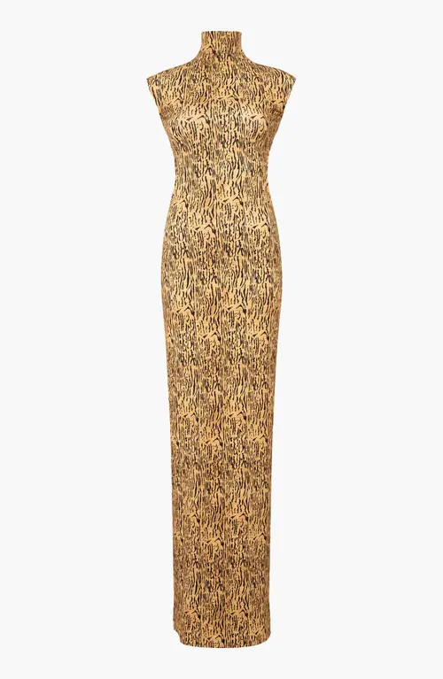 LUNA B Jasmine Dress - Printed Leopard