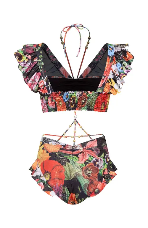 LUNA B Ophelia Swimsuit - Printed Black