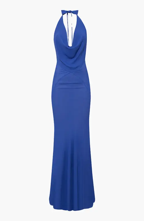 LUNA B WOLF Siren Maxi Dress - Sax Blue
