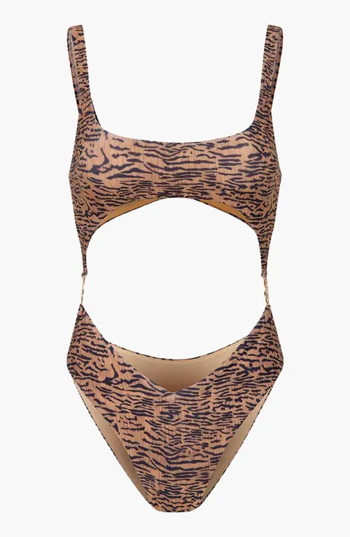 LUNA B Tempest Leopard-print Swimsuit - Printed Leopard