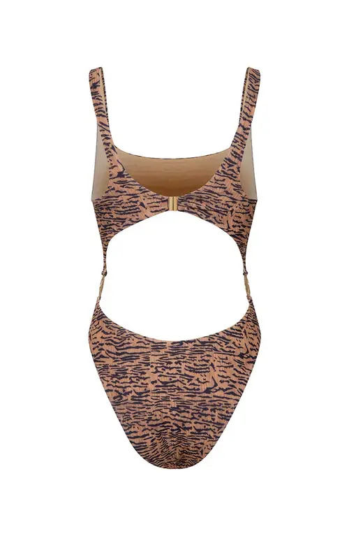 LUNA B Tempest Leopard-print Swimsuit - Printed Leopard