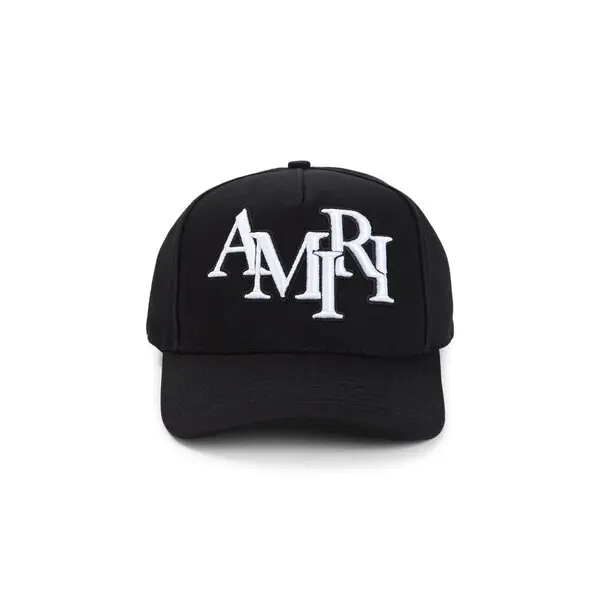 Amiri Staggered Canvas Cap - Black