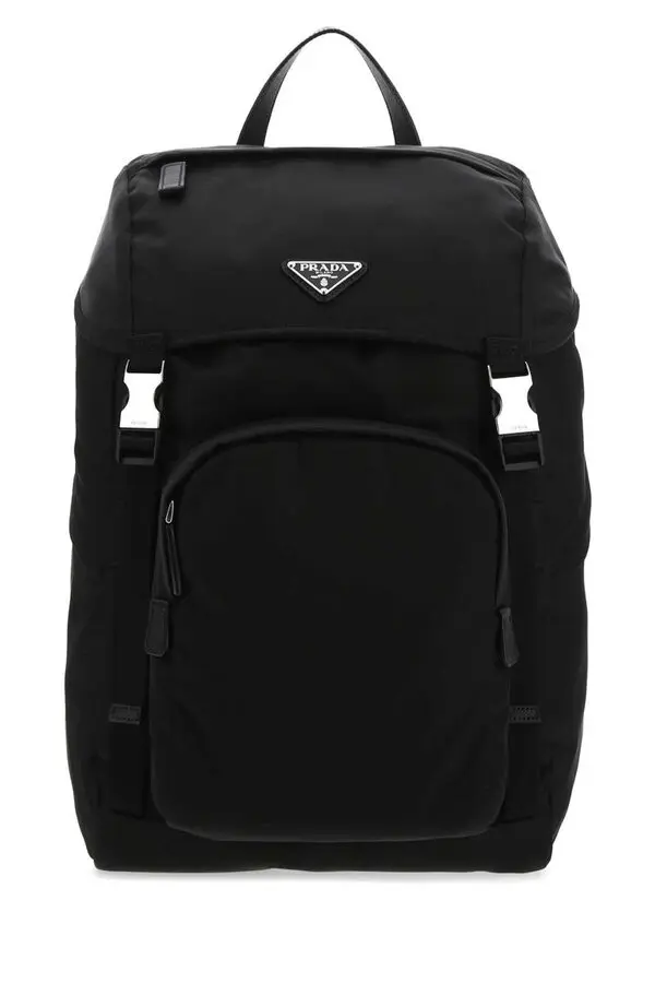 Prada Re-nylon Backpack - Black