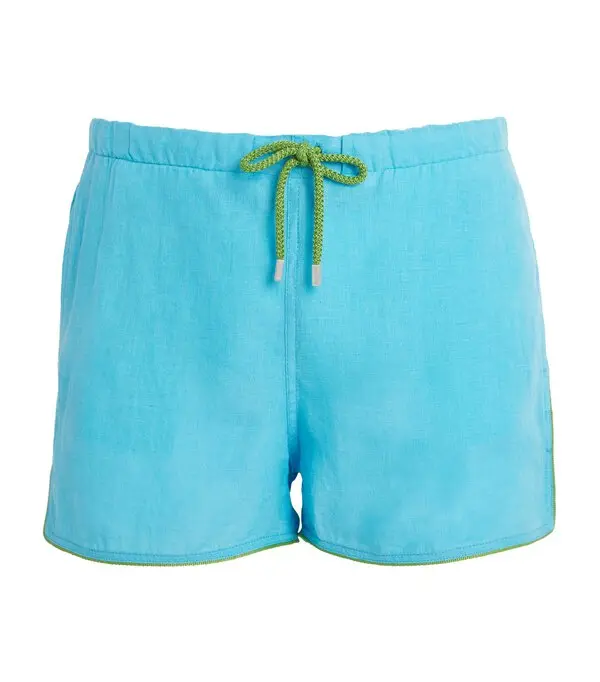 Vilebrequin Linen Maurice Swimshorts - Blue