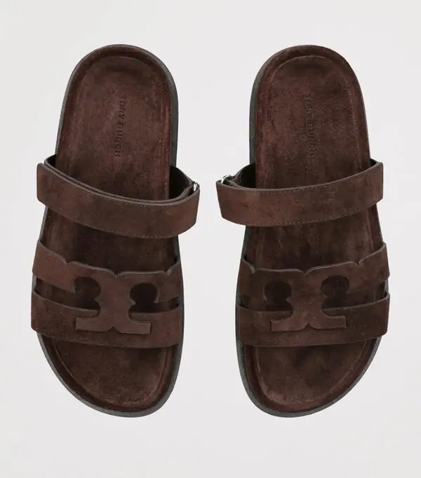 Tory Burch Suede Ines Sport Slides