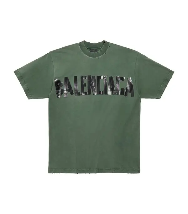 Balenciaga Oversized Logo T-shirt - Brown