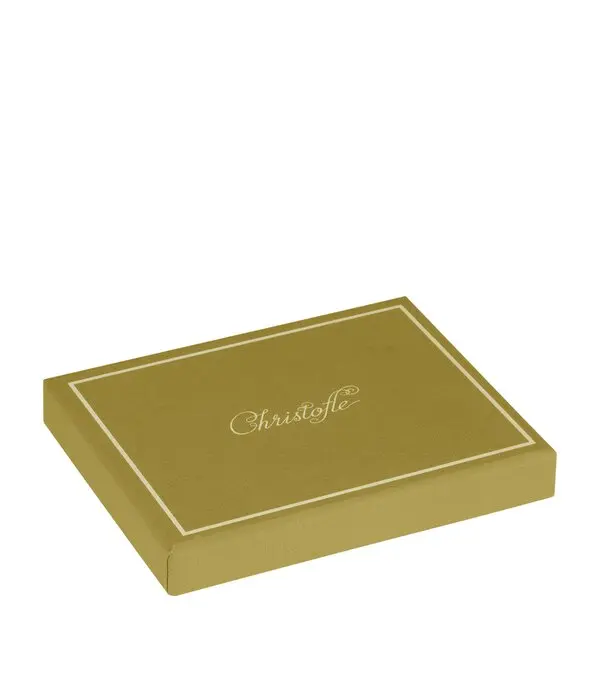 Christofle Set Of 2 -plated Perles Napkin Rings