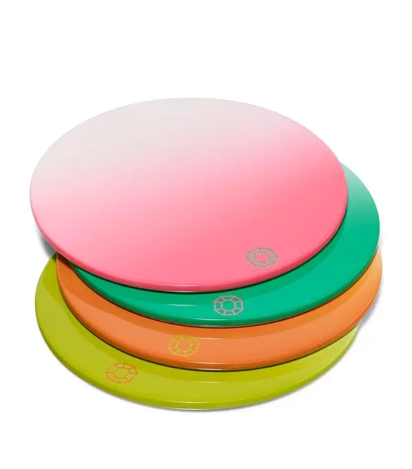 THE MARTHA, BY BACCARAT Octogone Coasters - Clear