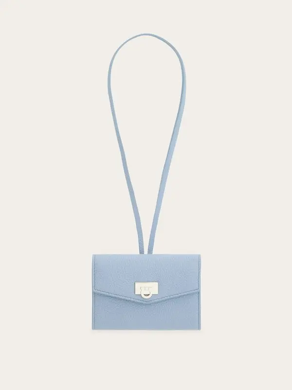 FERRAGAMO Card Holder Charm - Blue