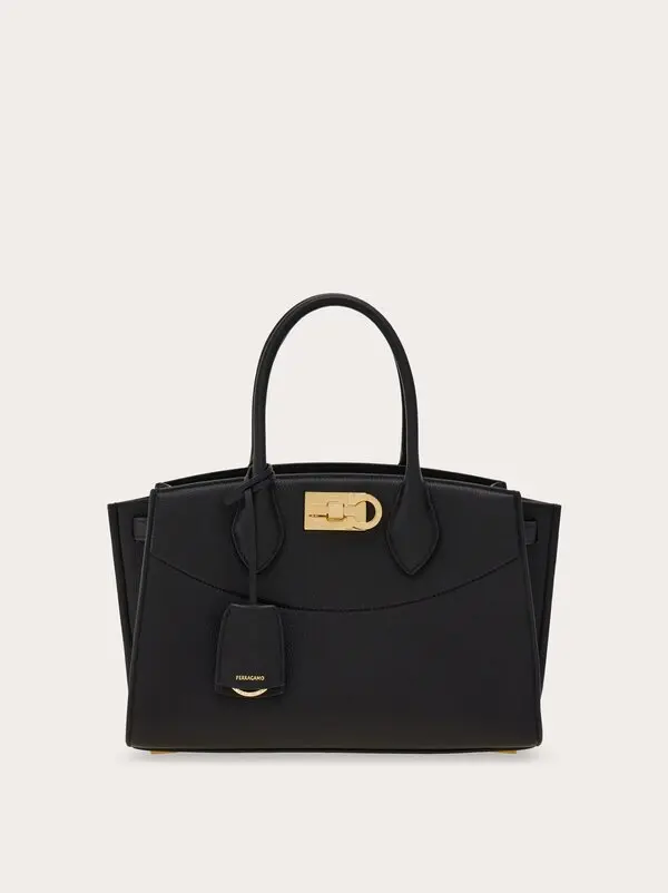 FERRAGAMO Studio Soft Bag - Black