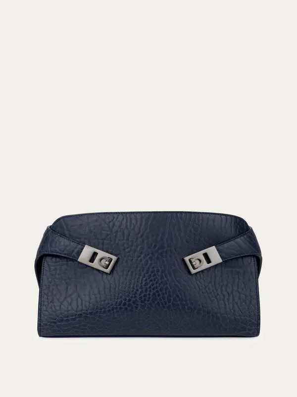 FERRAGAMO Hug Messenger Bag - Blue