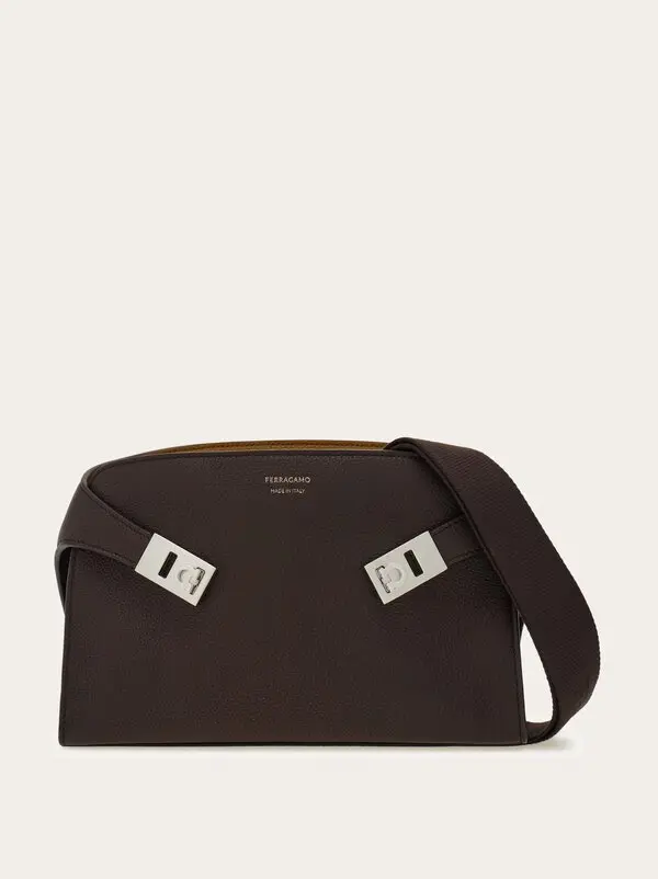 FERRAGAMO Hug Messenger Bag - Brown