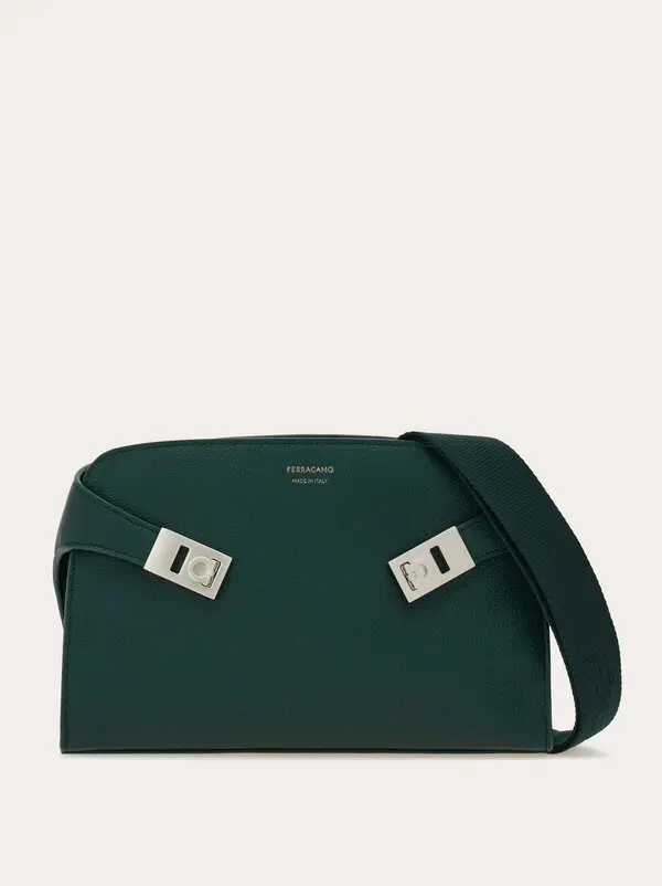 FERRAGAMO Hug Messenger Bag - Green