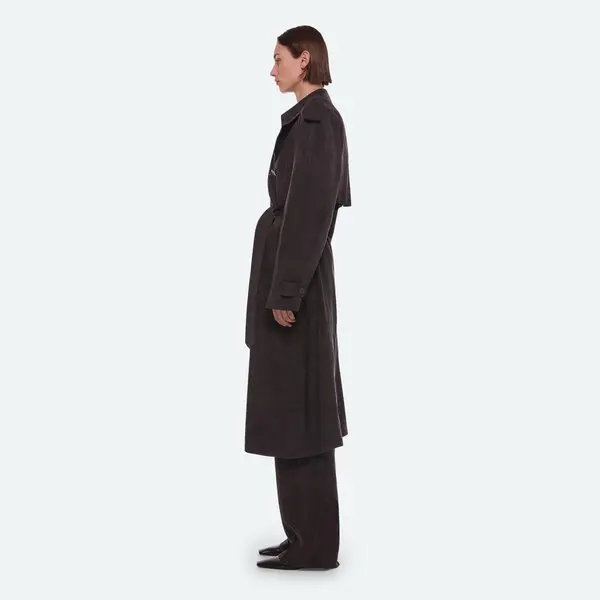 Helmut Lang Fluid Trench Coat - Truffle
