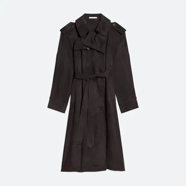 Helmut Lang Fluid Trench Coat - Truffle