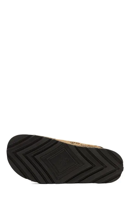 Mcm Lauretos Raffia Jacquard Sandals