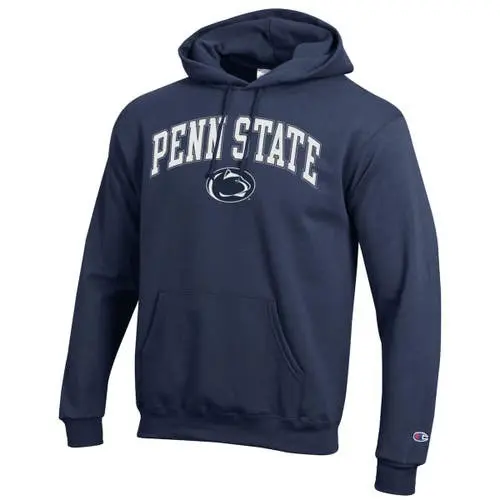 Champion Penn State Nittany Lions Arched Logo Fleece Pullover Hoodie - Navy