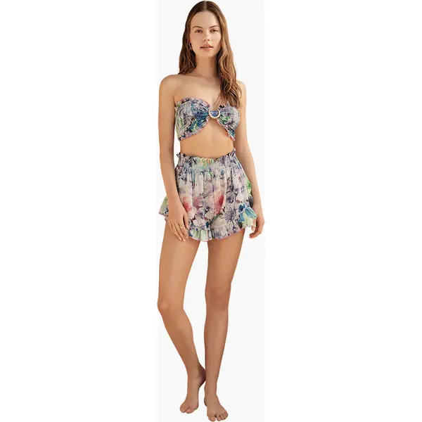 LUNA B Floral Gaia Shorts